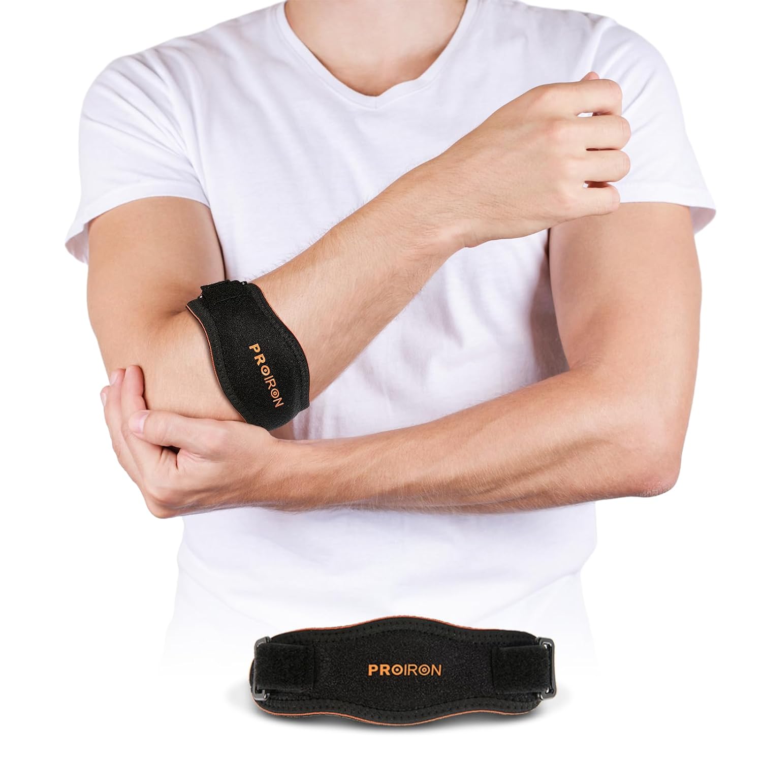 PROIRON Elbow Support Strap, Adjustable Golfers Elbow Support Brace for ...