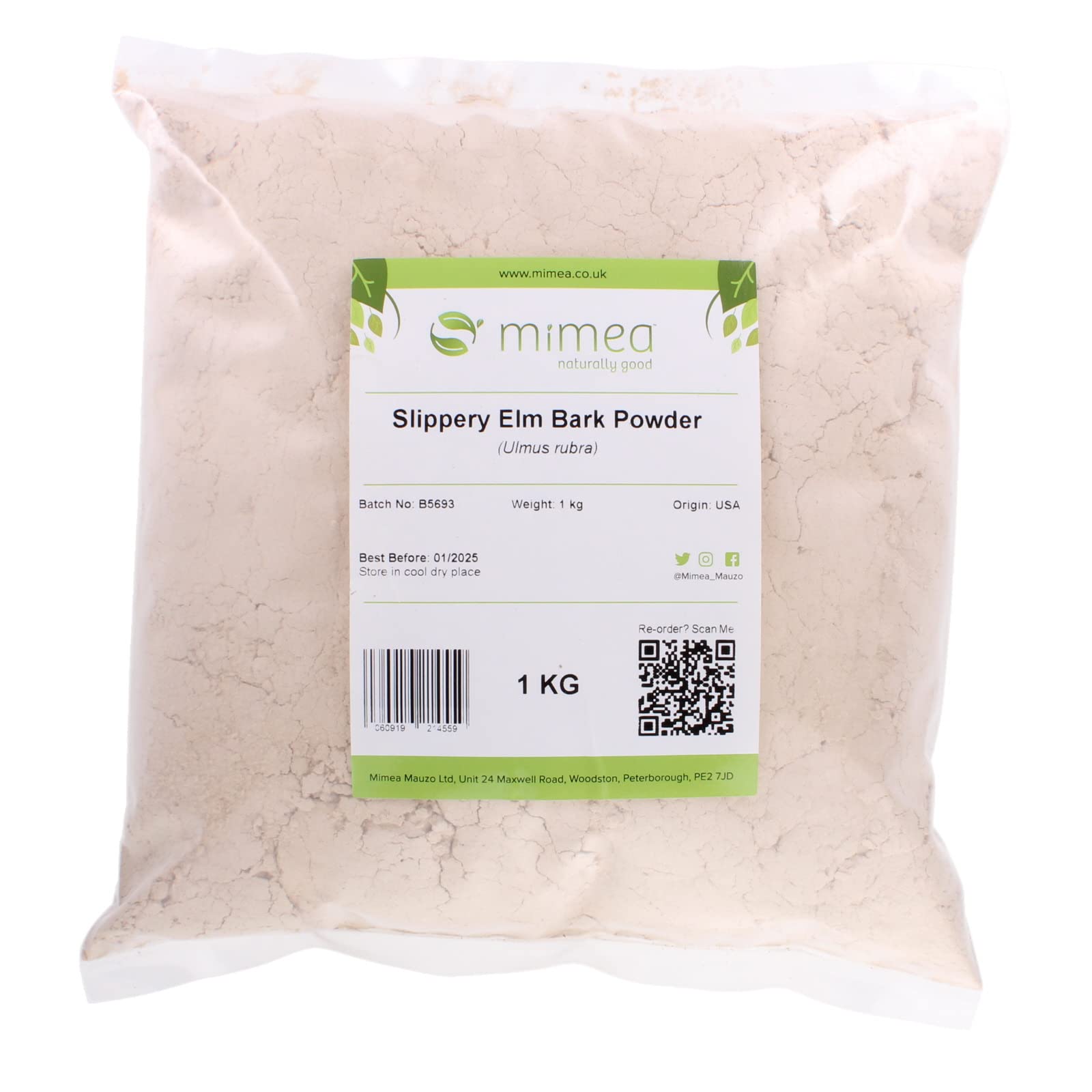 Slippery Elm Bark Powder 1kg : Amazon.co.uk: Grocery
