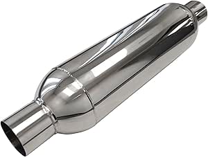 Amazon.com: Universal Turbine Muffler 3.0" Inlet/Outlet 26'' OAL 6 ...
