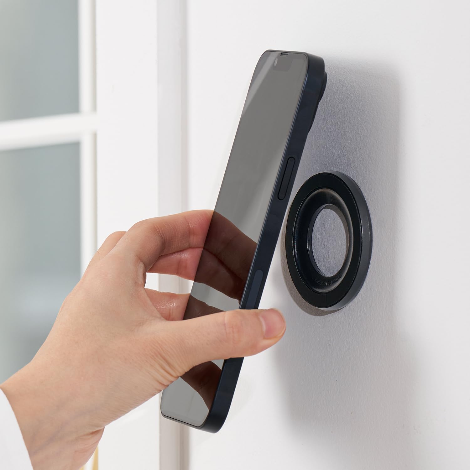 Amazon.com: Universal Donut Wall Phone Holder for MagSafe, Sinjimoru ...