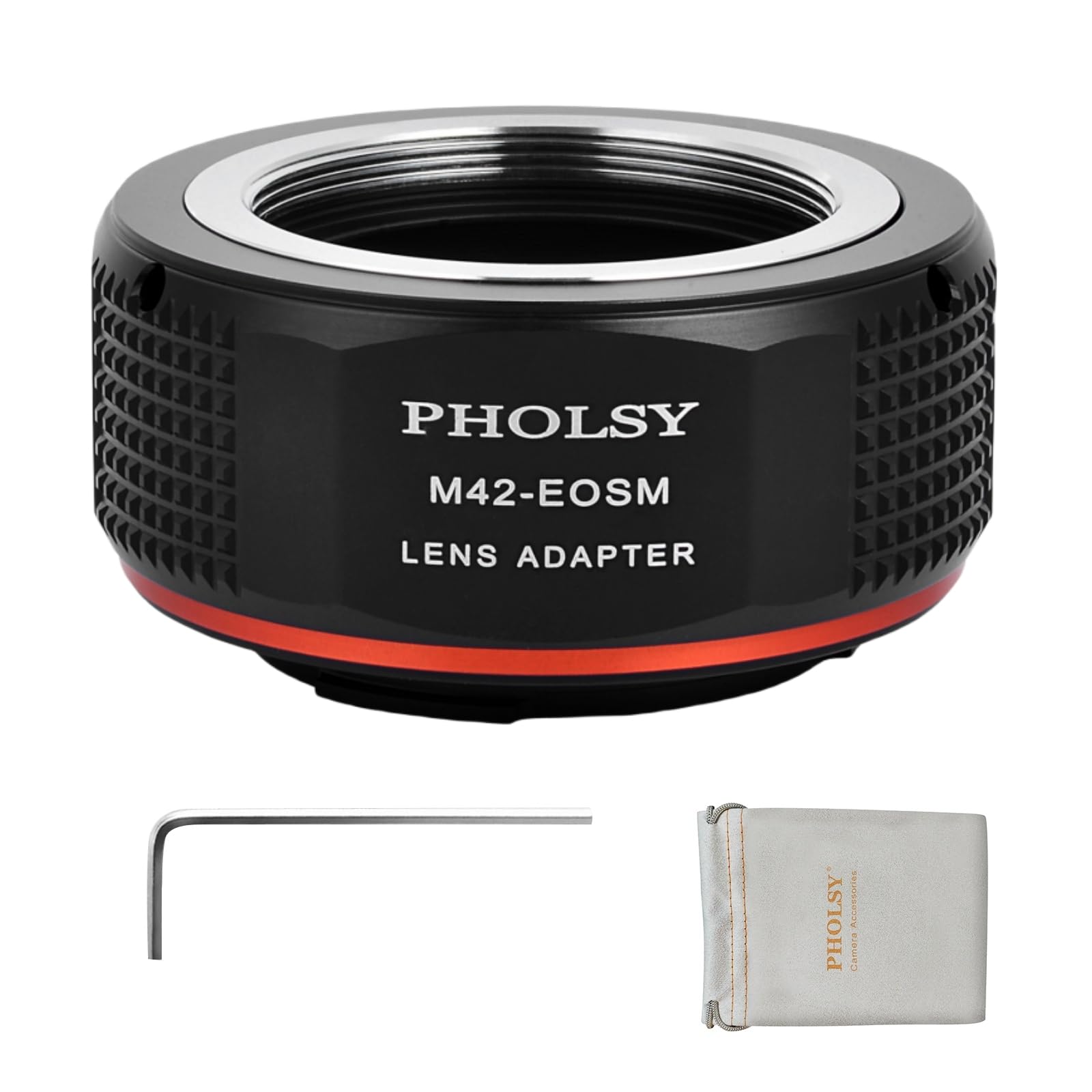 Amazon.com : PHOLSY Lens Mount Adapter M42 to EF-M Compatible with M42 ...