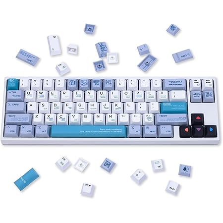 Amazon.com: XDK Custom Keycaps Programmer Theme 128keys (PBT Dye-Sub ...