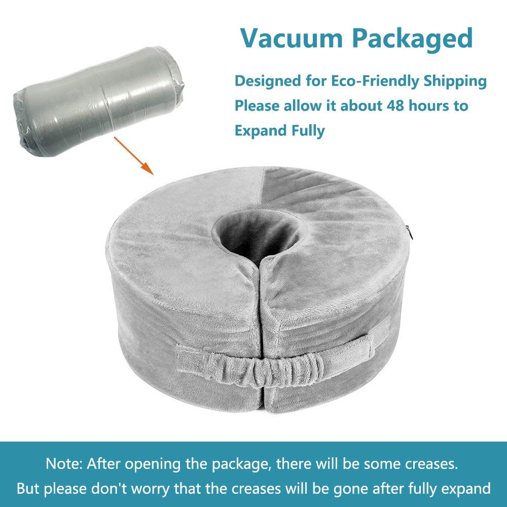 Foot Elevation Pillows Ankle Heel Elevator Wedge Foot Support Pillow ...