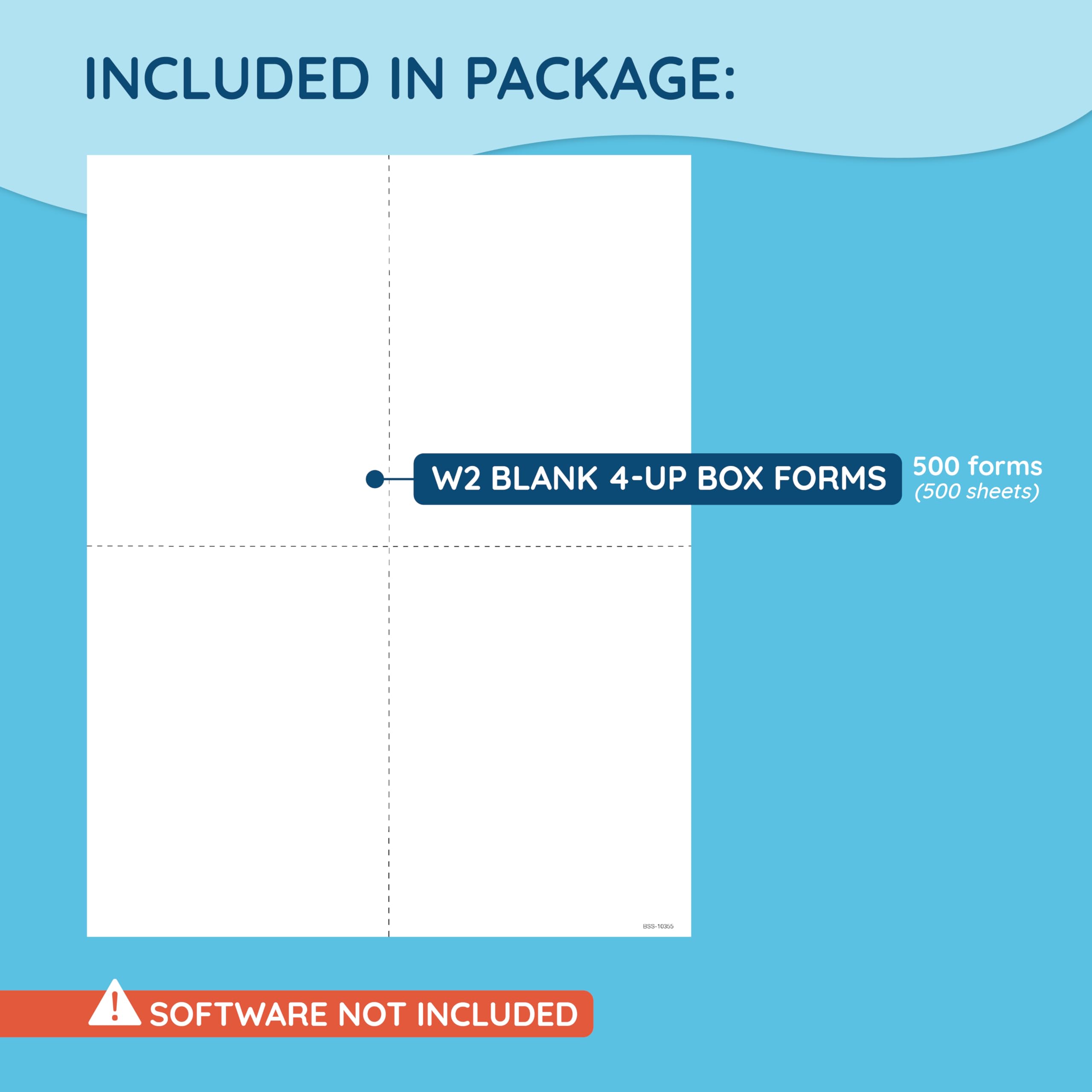 Employee Management Software Form 2023 Blank 2024 W2 4-Up (Down), 500 ...