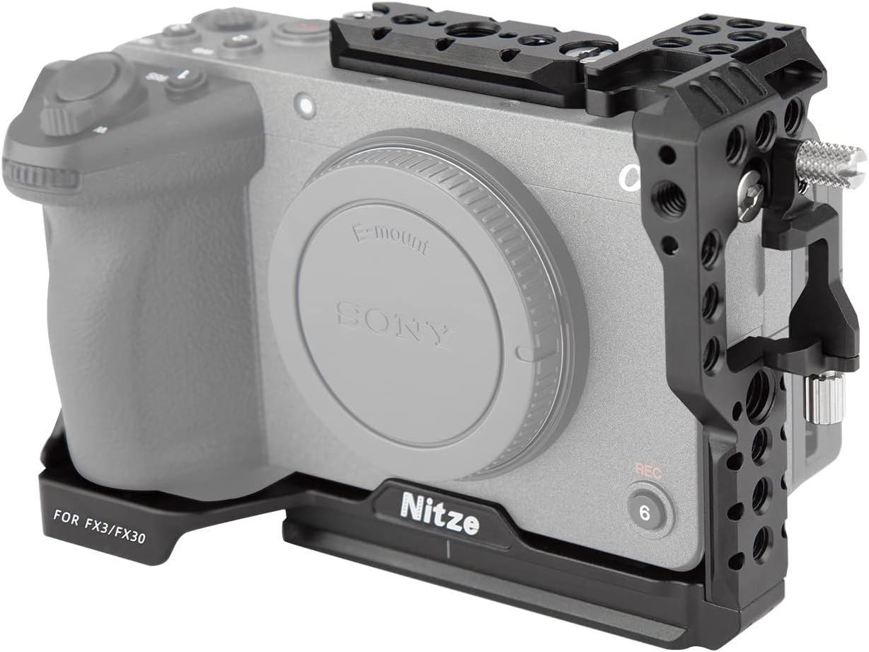 Amazon.com : Nitze FX3 FX30 Cage for Sony FX30, Sony FX3 with HDMI ...