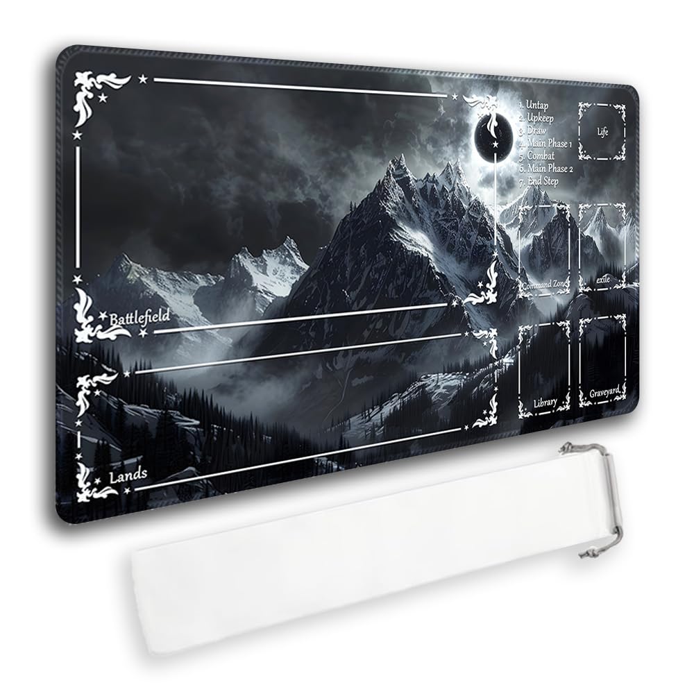 Amazon.com: Durable MTG Playmat TCG Playmat with Zone and Locking Edges ...