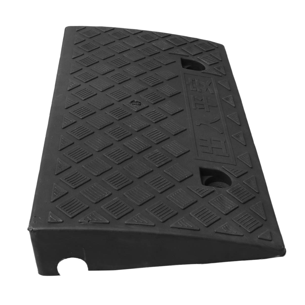DOITOOL Hard Plastic Curb Ramps Heavy Duty Rubber Curb Ramp Automotive ...