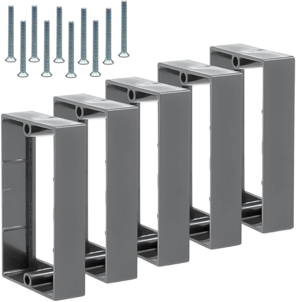 Arlington BE1-5 Electrical Outlet Box Extender, 1-Gang, White, 5-Pack ...