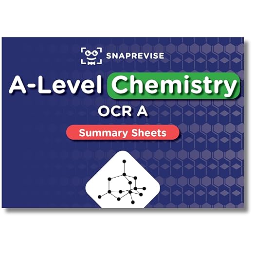 A-Levels OCR Chemistry Summary Sheets : Amazon.com.mx: Libros