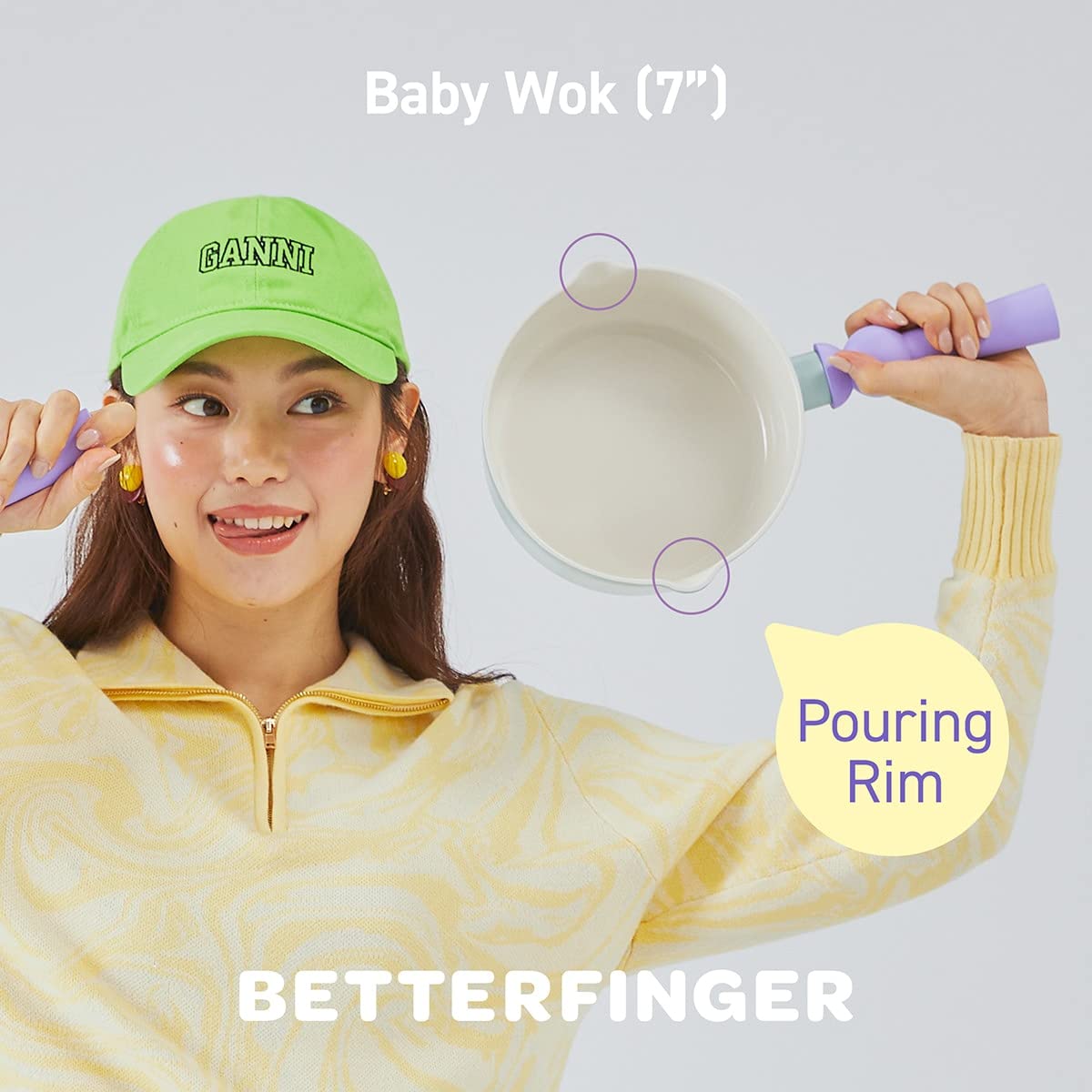 Snapklik.com : Neoflam Better Finger 7 Petit Wok For Stovetops And ...