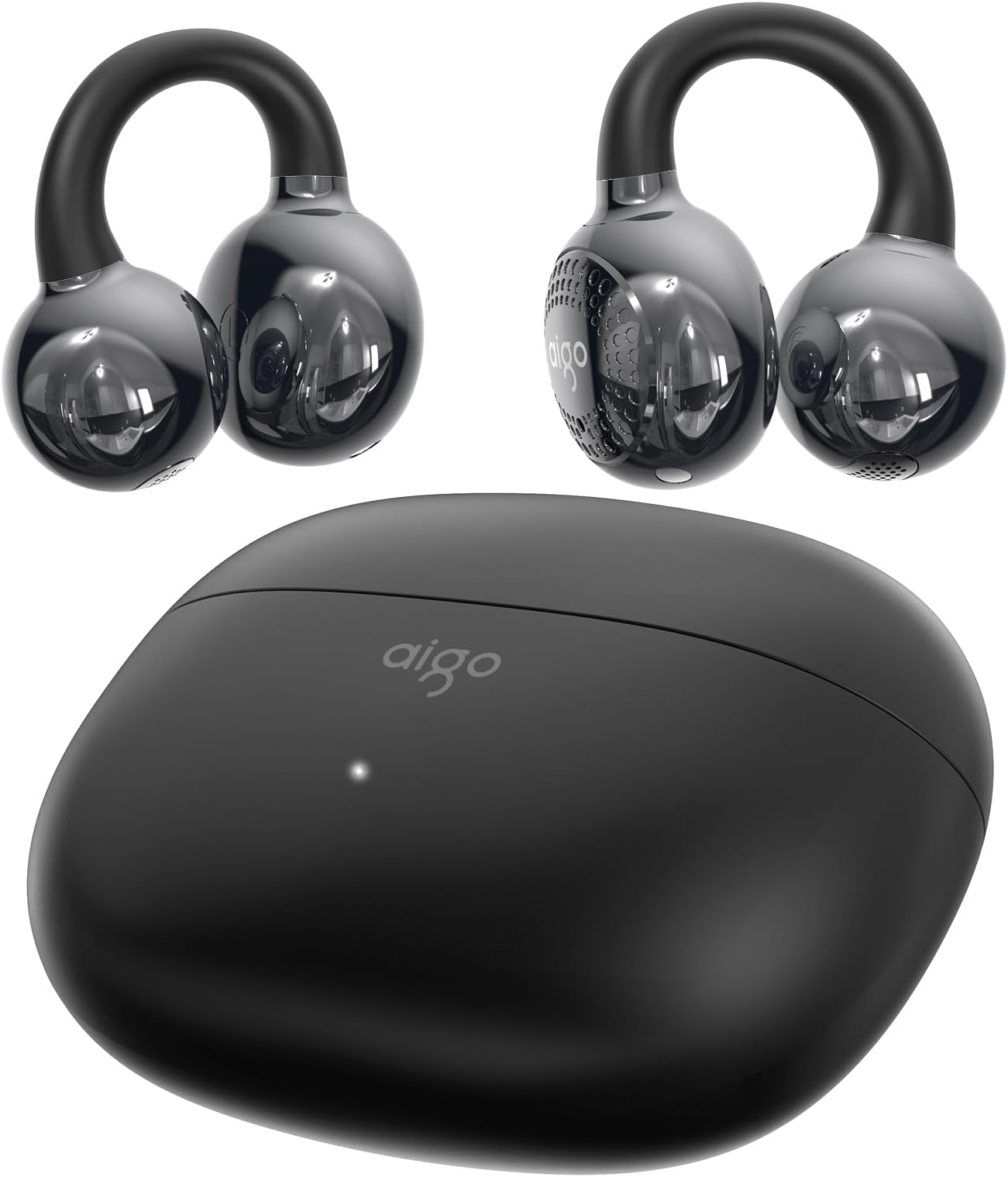 Amazon.com: aigo CA05 Open Ear Earbuds Clip on Wireless Bluetooth 5.4 ...