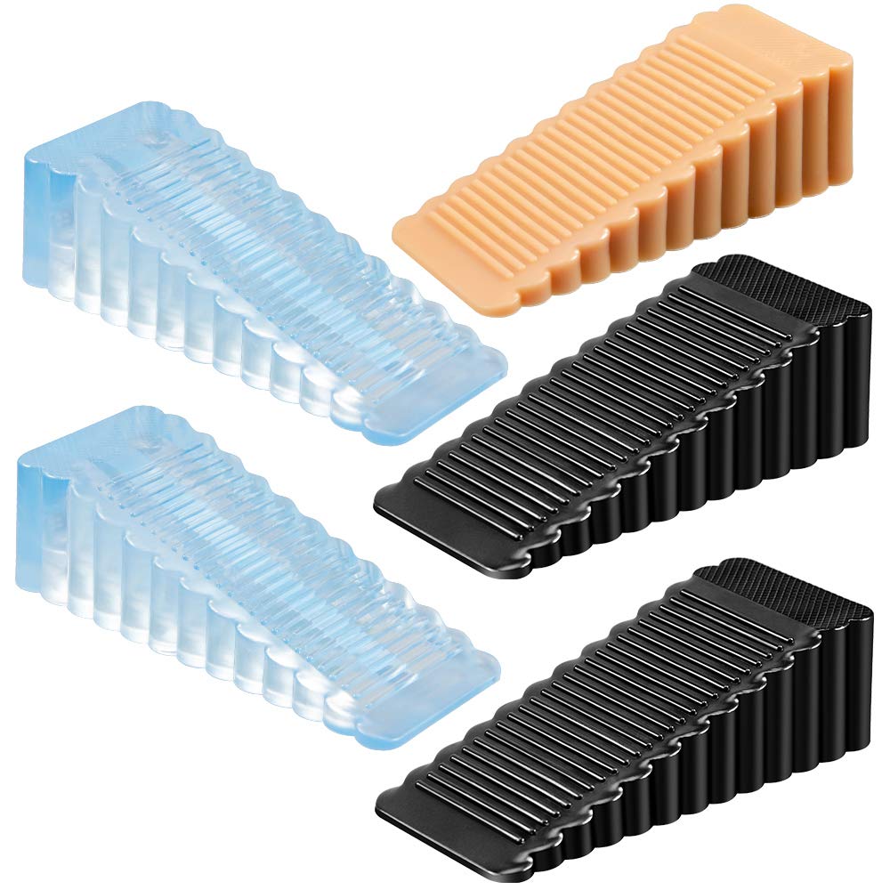 Buy Door Stopper Set Rubber Door Stops Security Door Stops to Keeps The ...