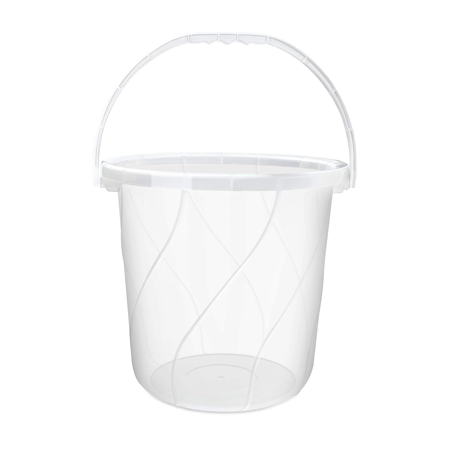 Milton Transparent Orbit Polypropylene Bucket, 18 Liters, Transparent ...