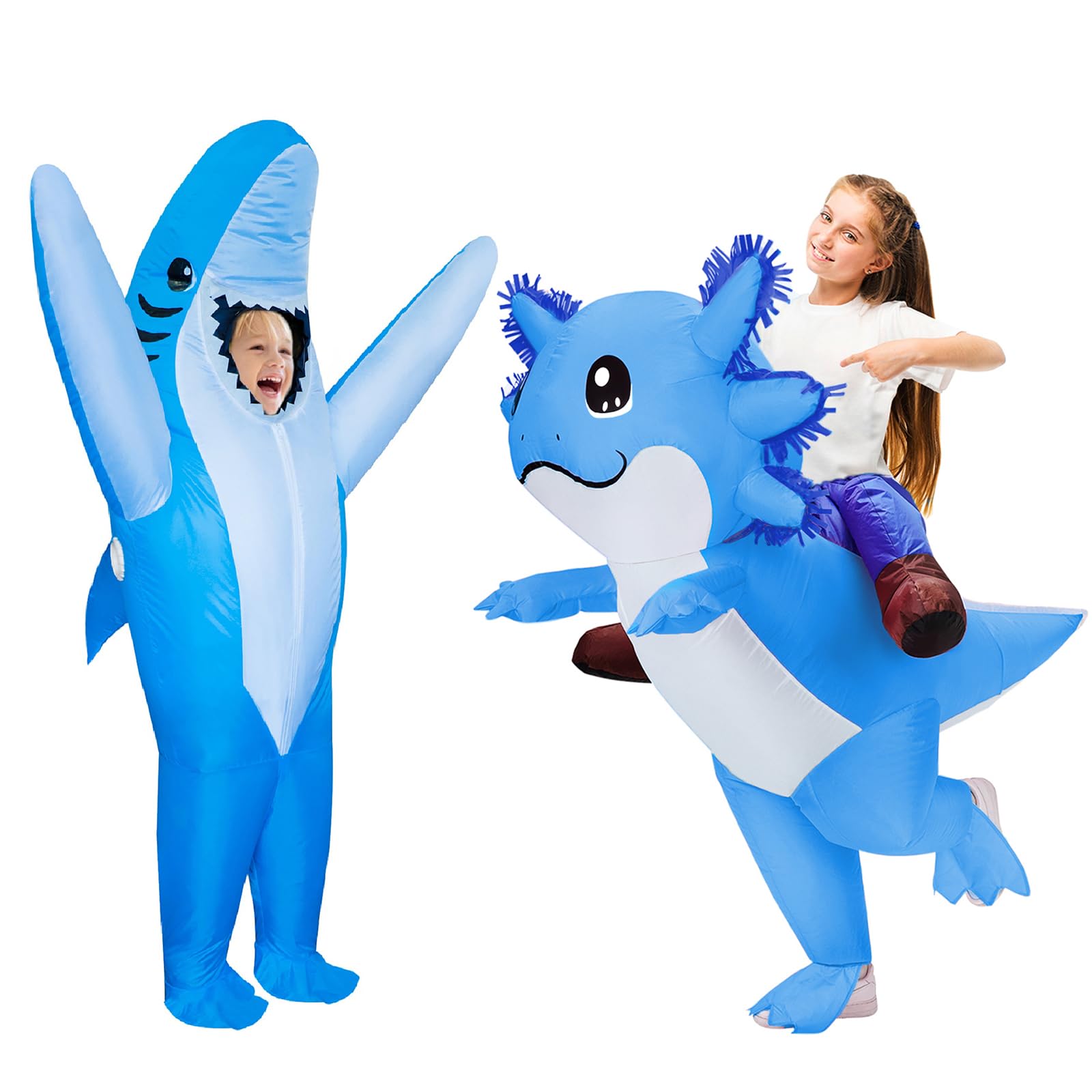 Amazon.com: Stegosaurus Inflatable Shark Costume Kids Inflatable ...