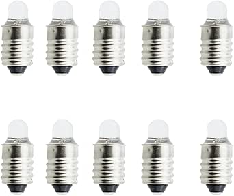 TAODAN 10PCS 2.1cm/0.83 inch Miniature Light LED Bulb 3 Volt Miniature ...