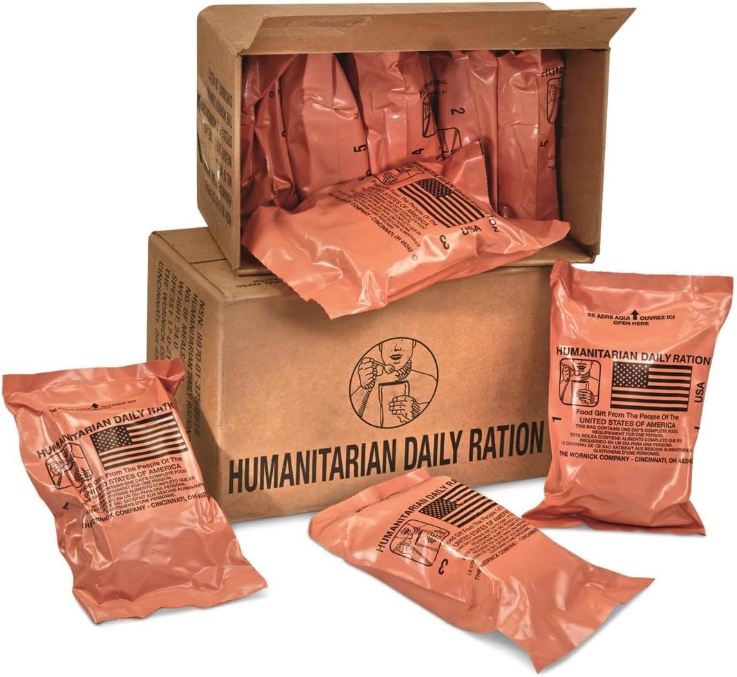 2400 Calorie Survival Food Emergency Food Ration Bars - 12 Bars, 2,400 ...