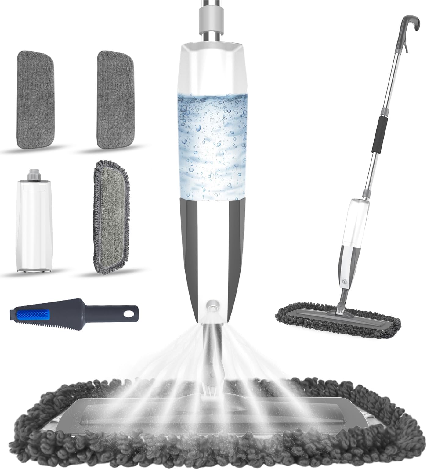 Amazon.com: Casabella Infuse Multi-Surface Floor Spray Mop Cleaning Kit ...