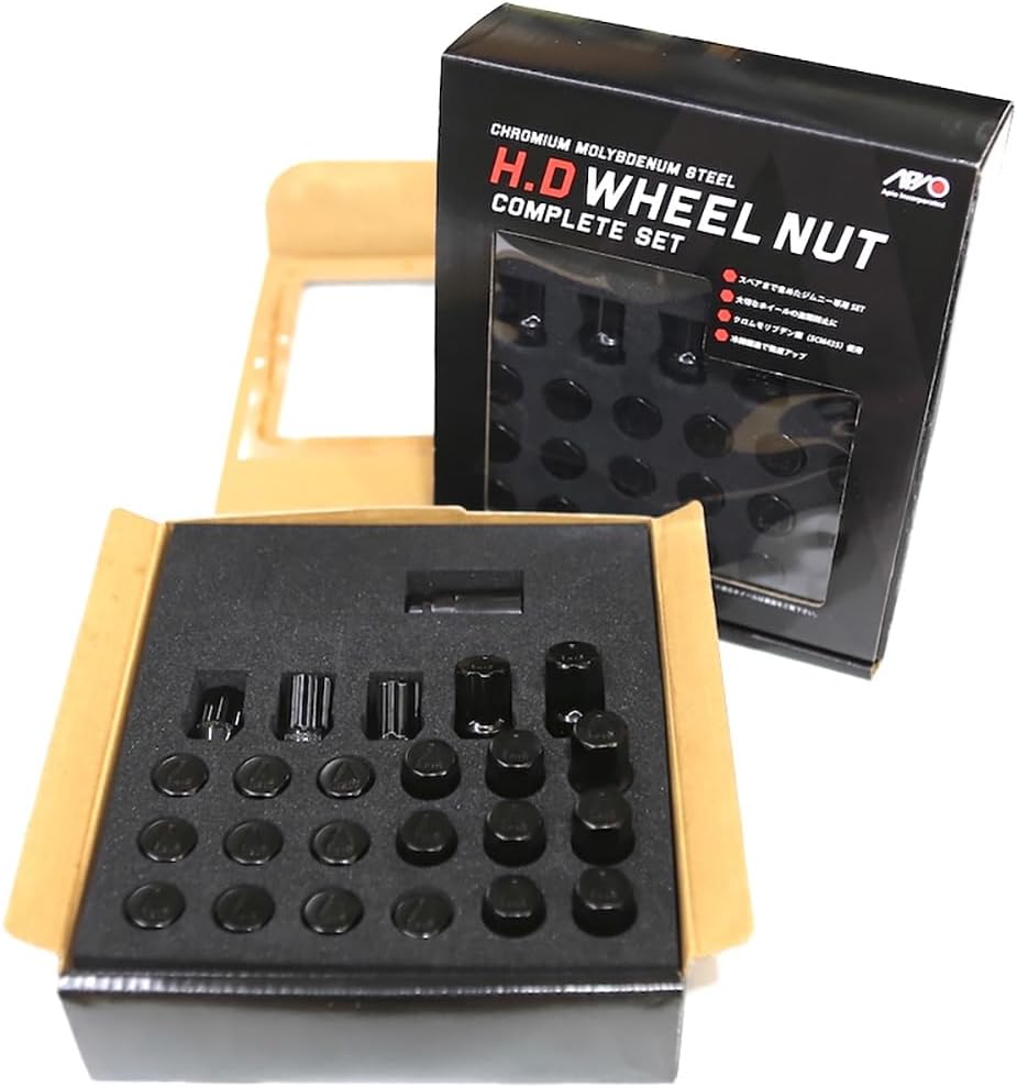 Amazon | APIO(アピオ) H.D WHEEL NUT COMPLETE SET 31mm ショートver 7200-01 ...
