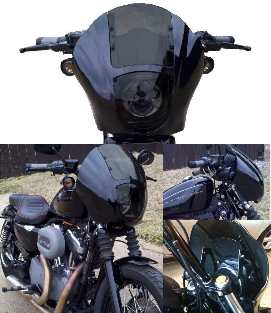 Harley nightster with quarter fairing with speakers