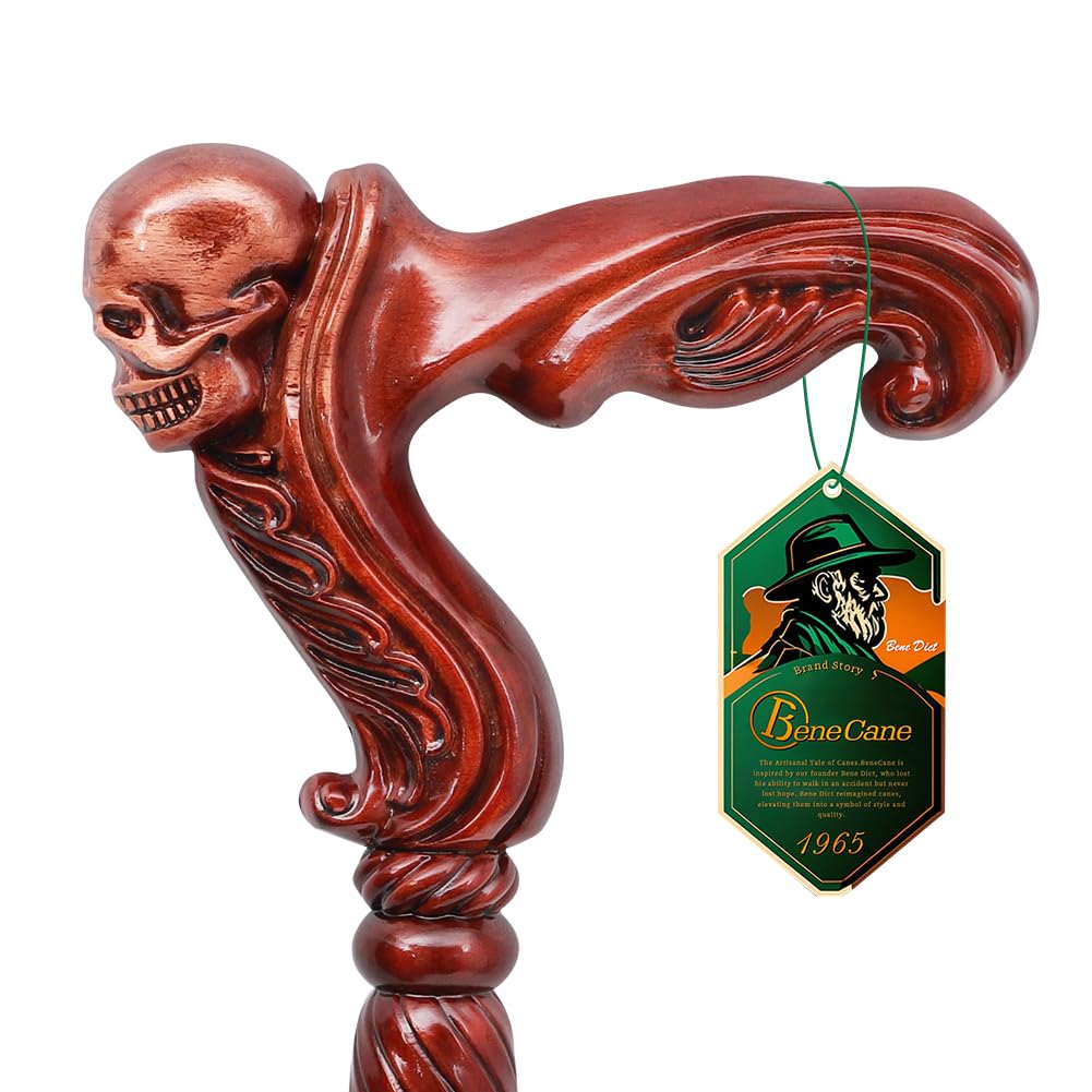 Buy BeneCane Handmade Wooden Walking Cane for Men and Women, Detachable ...