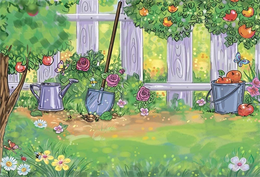 Animated Garden Background Images