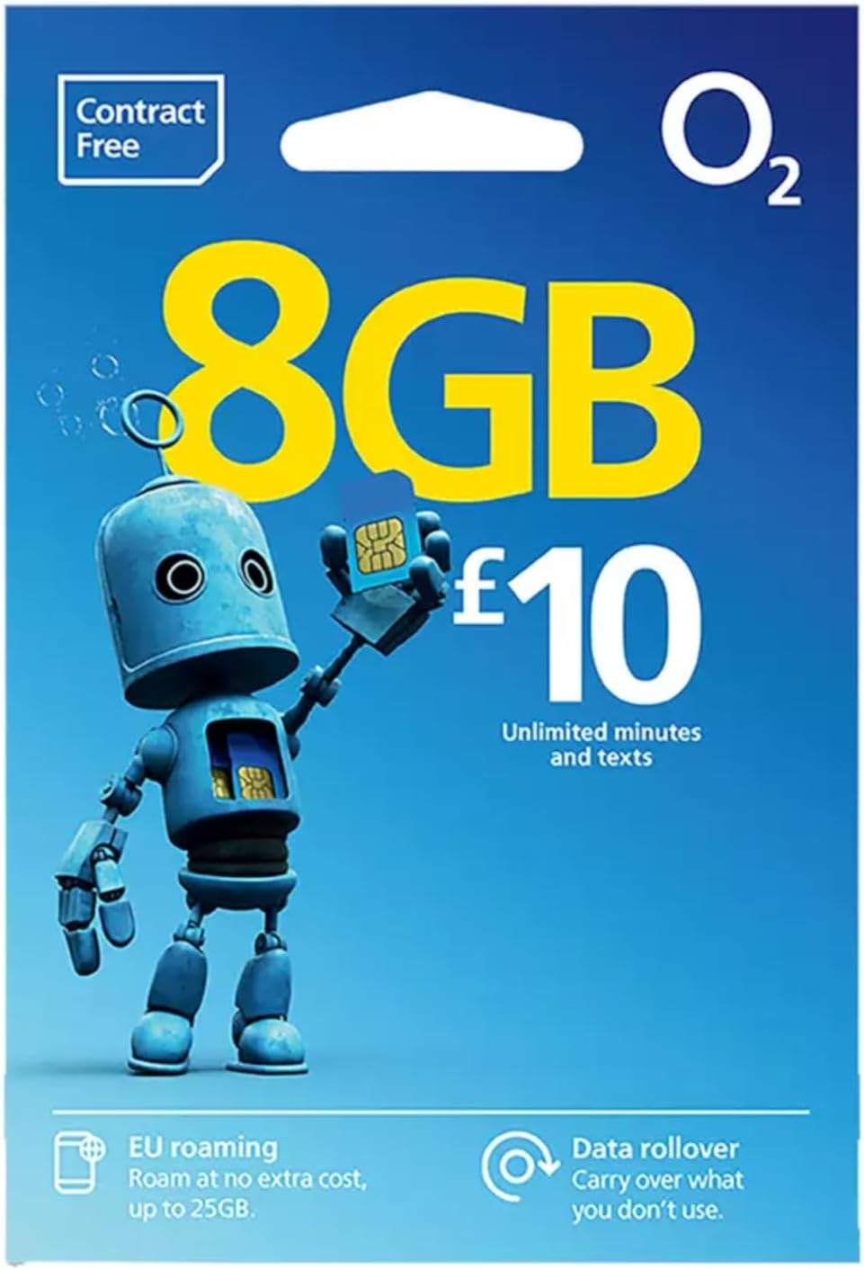 O2 Pay As You Go Sim Card, blue: Amazon.co.uk: Electronics & Photo