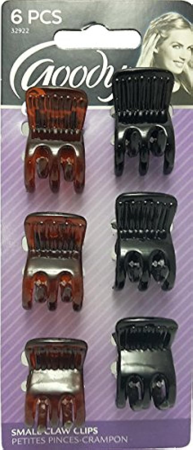 Amazon.com : Goody WoMens Classics Mini Claw Clip, 6 Count : Hair Claws ...