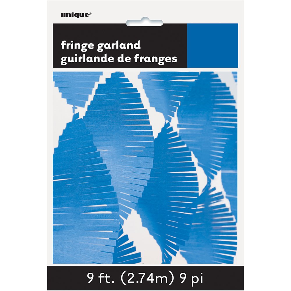 9ft Royal Blue Tissue Paper Fringe Garland, Streamers - Amazon Canada