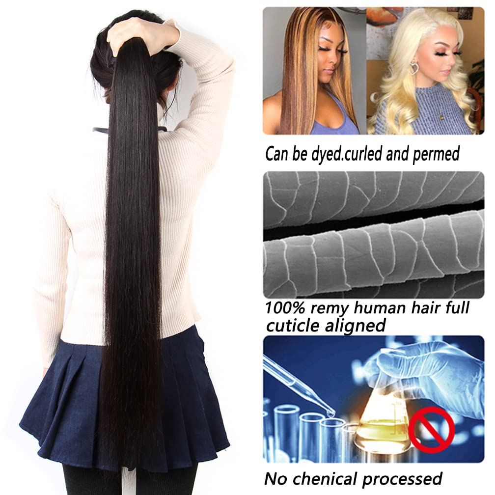 Snapklik.com : 10A Straight Bundles Human Hair 100% Unprocessed ...