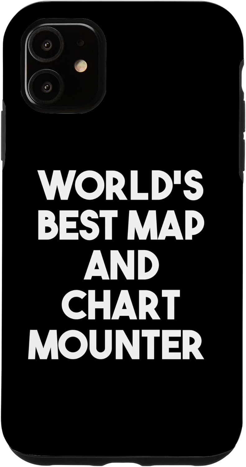 Amazon.com: iPhone 11 World's Best Map And Chart Mounter Case : Cell ...