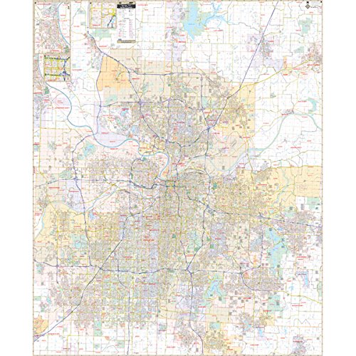 Kansas City, KS-MO Wall Map: Kappa Map Group: 9780762589456: Amazon.com ...