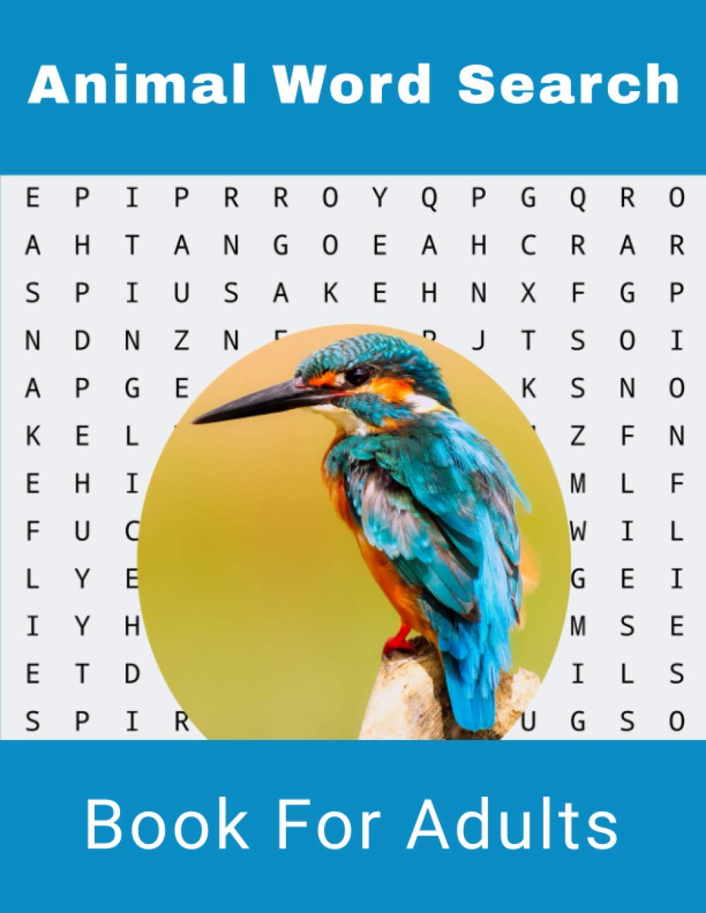 Animal Word Search Book For Adults: Large Print Wild life Puzzle Book ...