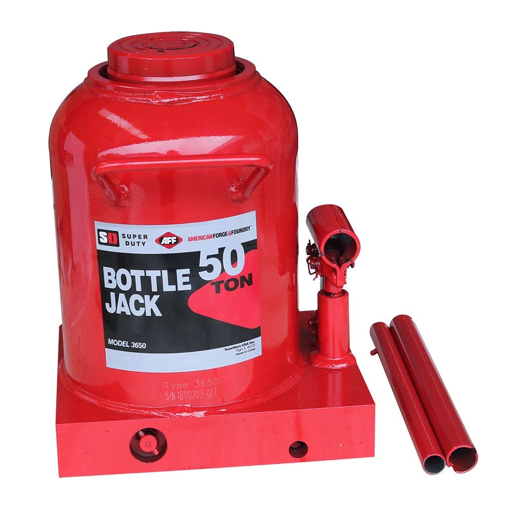 Snapklik.com : AFF Super Duty 50 Ton Hydraulic Bottle Jack