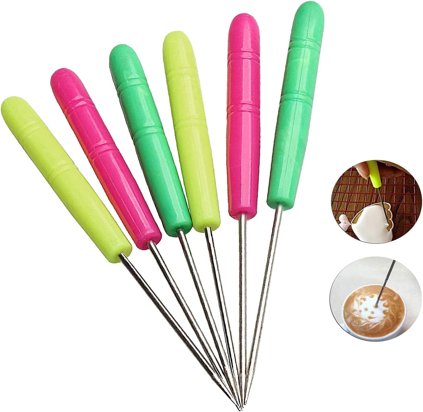 6 Pcs Scriber Needle Cake Decorating Needle, Sculpting Modeling Needle ...