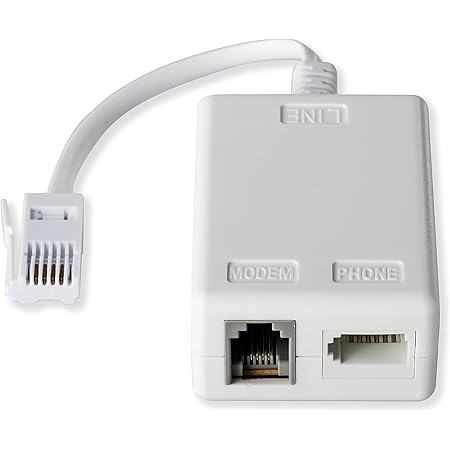 Storm&Lighthouse Premium Telephone Microfilter with Tail/Cable ADSL 2 ...