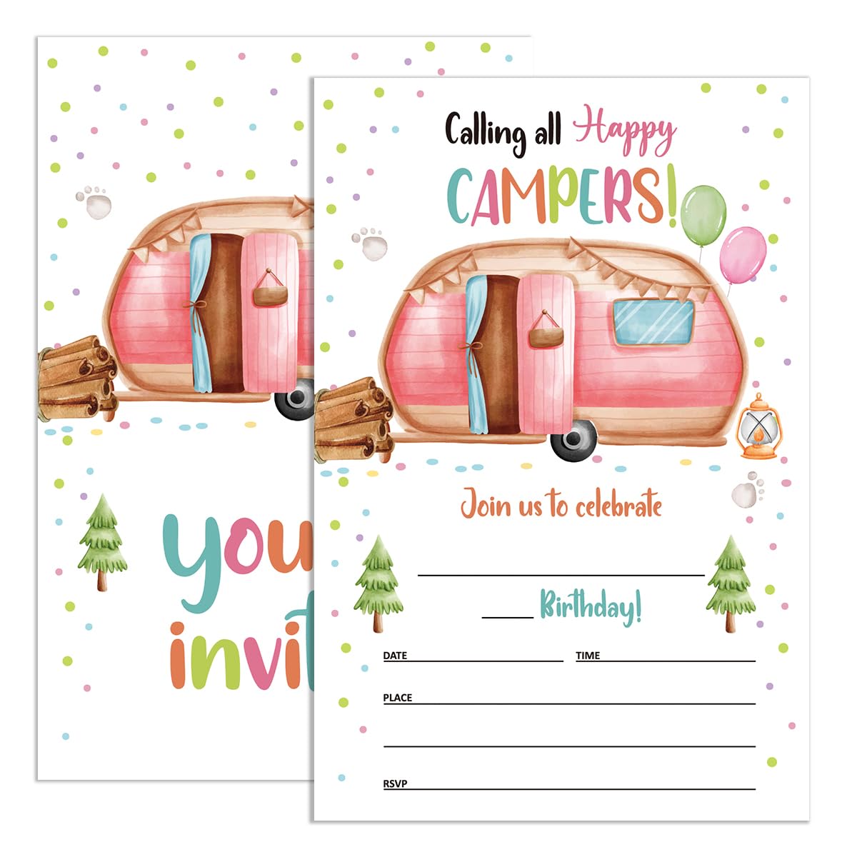 Ideas Para Invitaciones De Cumpleaños Para Acampar Fiesta Cumple