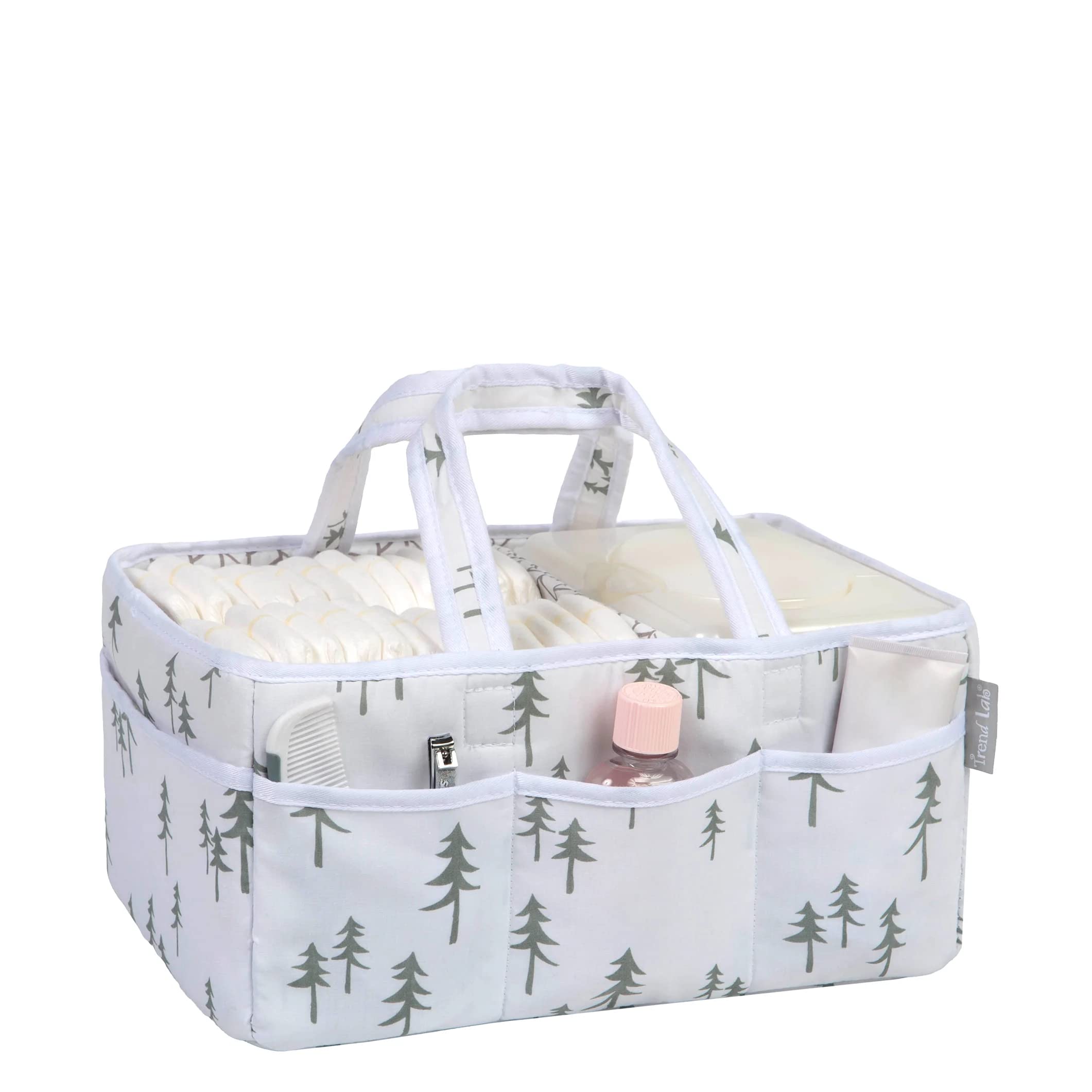 Snapklik.com : Trend Lab Mountain Baby Storage Caddy For Diaper ...