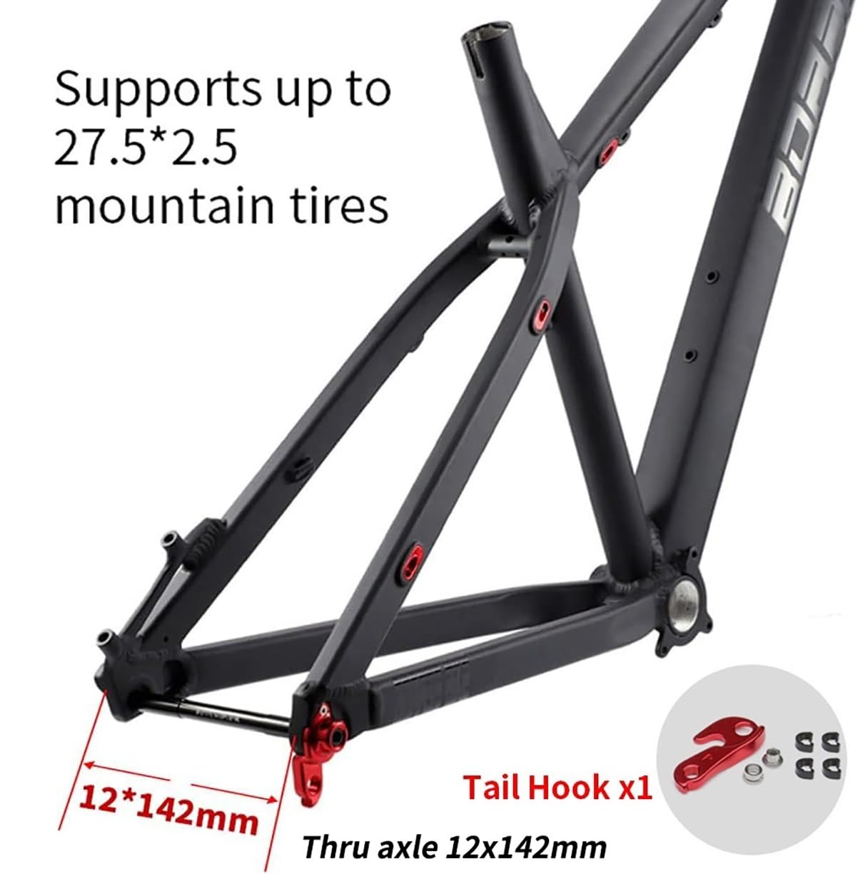 Purple Ebike 26er 27.5er Bike Frame 17'' Hardtail Mountain Bike Frame ...