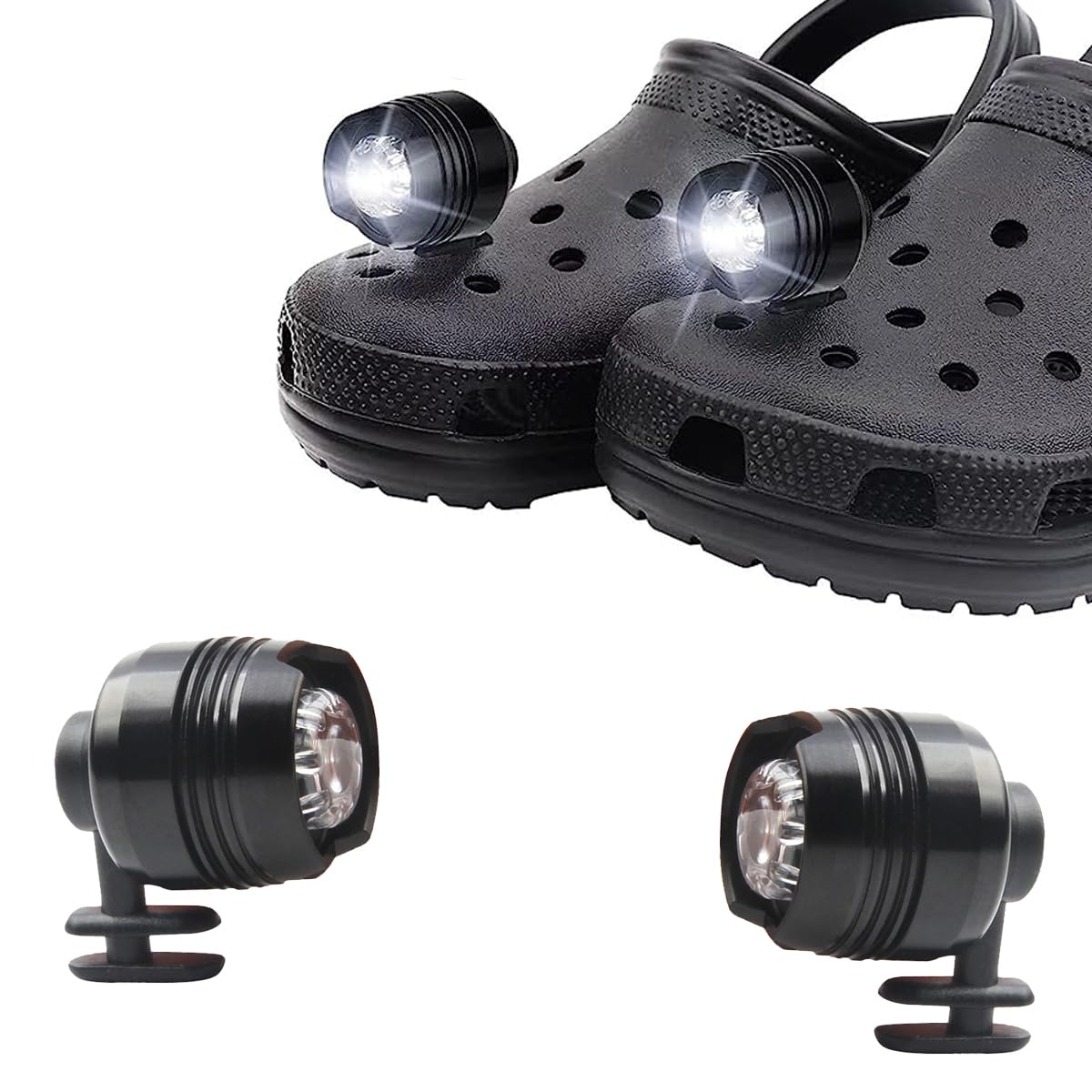 Miotlsy Croc Lights Headlights 2pcs Croch Waterproof Shoes Lights for ...