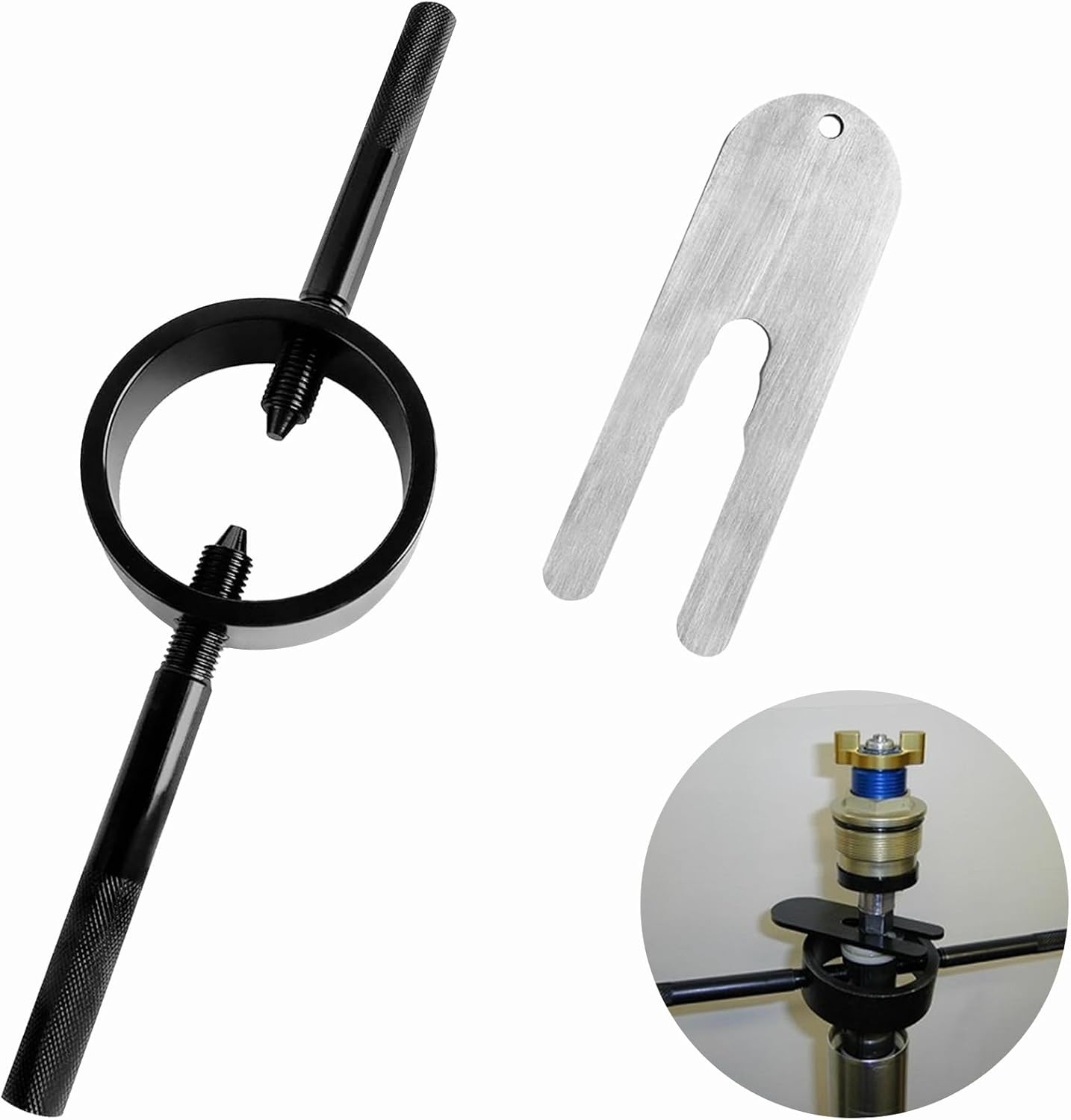 Amazon.com: Universal Motorcycle Fork Spring Compressor Tool Endxedo ...