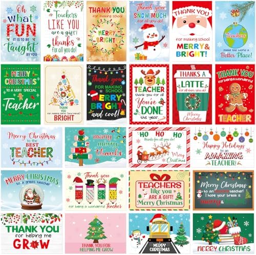 Amazon.com : ceiba tree Thank You Cards for Teachers Coloring Happy ...