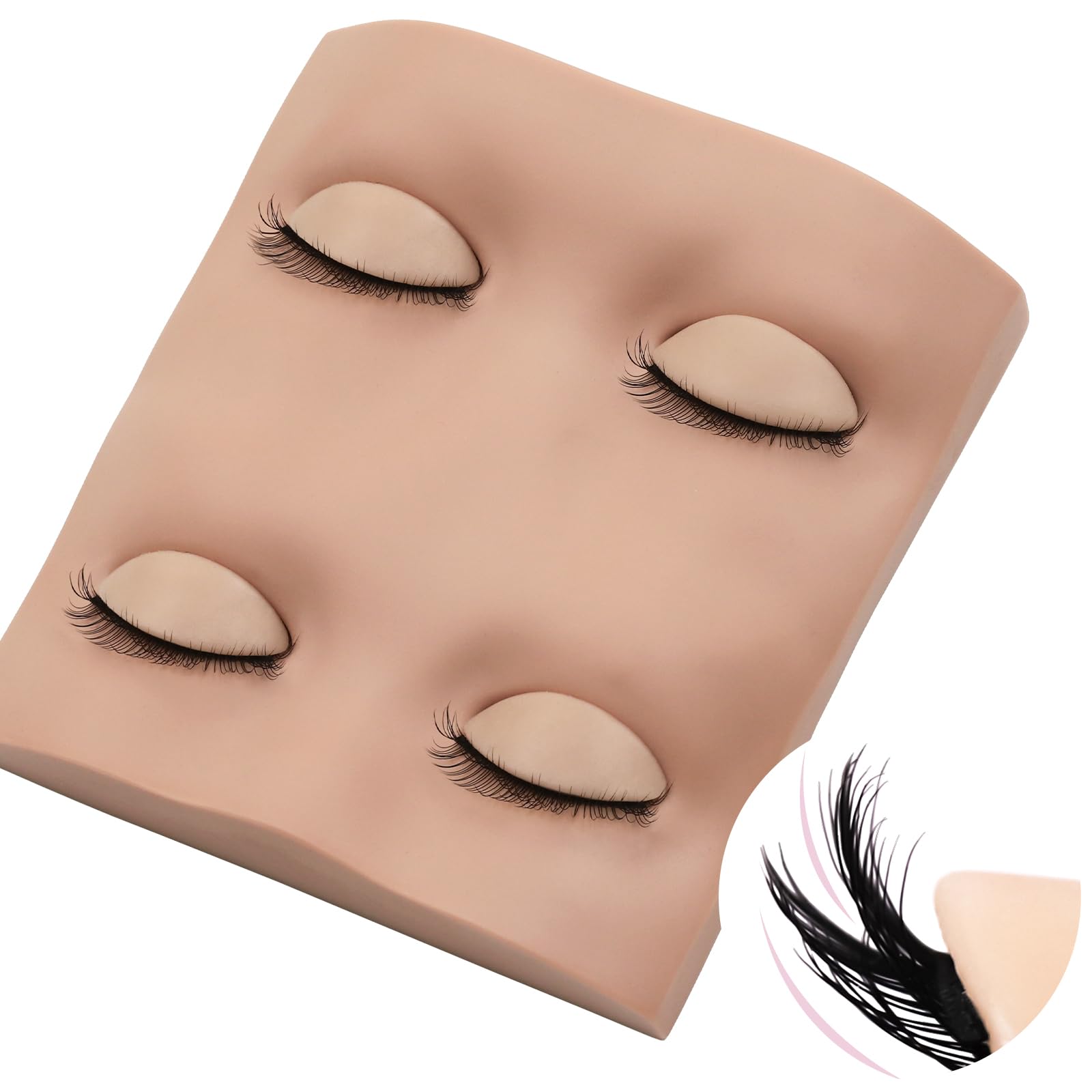Amazon.com : Pretty memory 2 Layer Lash Mannequin Head, with 2 Pairs ...
