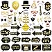 Amazon.com: 40th Birthday Party Photo Booth Props (53Pcs) for Her Him ...