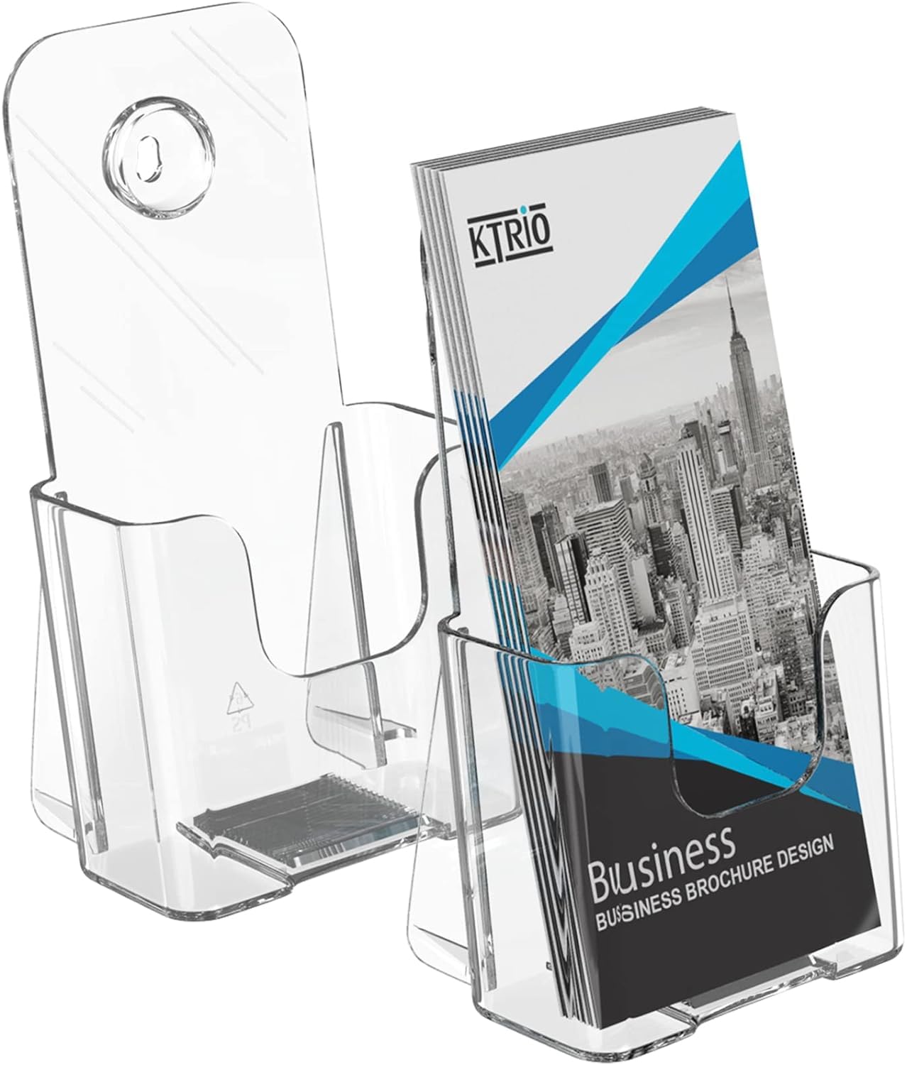 Snapklik.com : Brochure Holder Acrylic Display Stand 4 Inch Wide ...