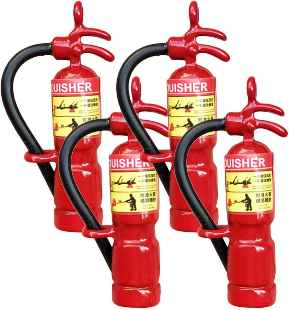STOBOK 4pcs Fire Extinguisher Toys Mini Fire Extinguisher Realistic ...