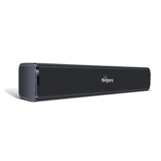 FINGERS F2.0 Watt 2.0 Channel USB Multimedia Speaker, Black, Standard ...