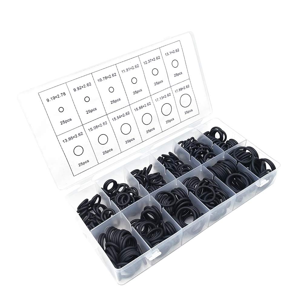 O Rings Rubber O-ring Assortment Kit Set Nitrile Rubber High Pressure O ...