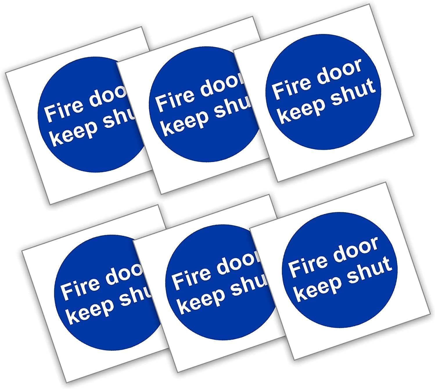 Fire Door Safety Signs - Fire Door Keep Shut Stickers Self Adhesive ...
