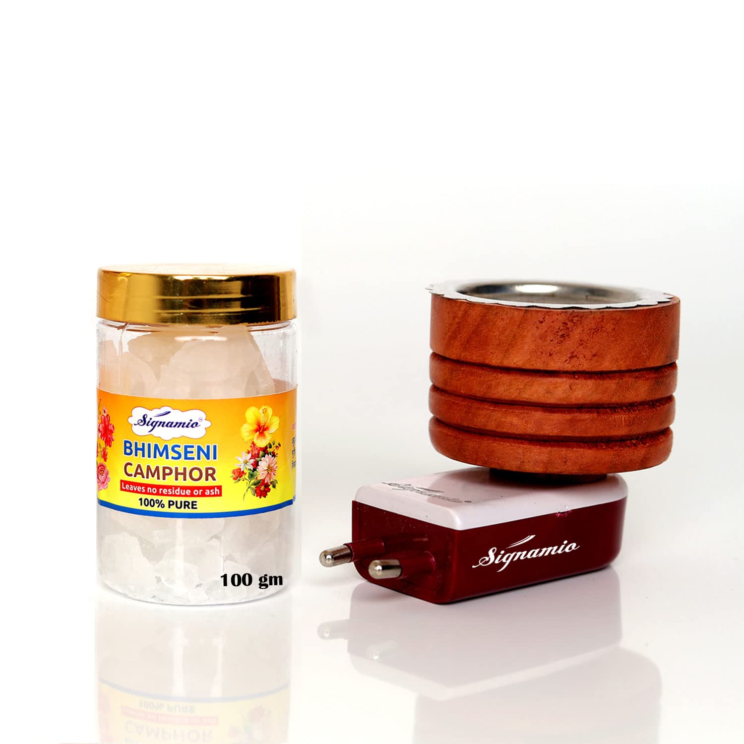 Amazon.com: SIGNAMIO Bhimseni Camphor Incense Burner for Aroma karpuram ...