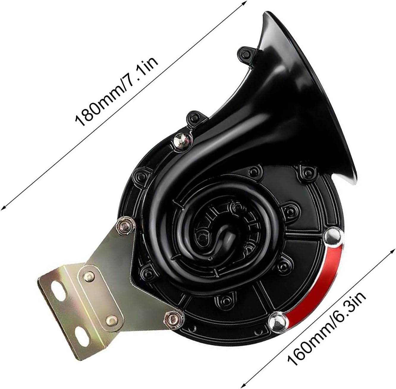 MiOYOOW Csiga Autókürt 24V - 300 dB Szuper Hangos Elektromos